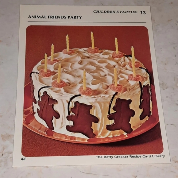 Other | The Betty Crocker Recipe Card Library Replacement Card ...